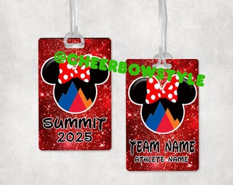 1 Summit Bound Bag Tag - Double Sided - Aluminum Tag - 4"x2.75" - Etsy