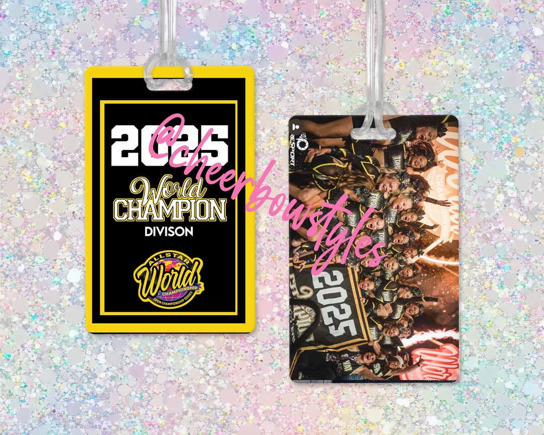 Asw Champion Bag Tag - Etsy