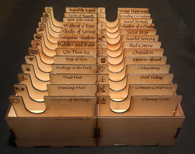 Scarlet Keys Campaign Divider Insert Arkham Horror LCG - Etsy