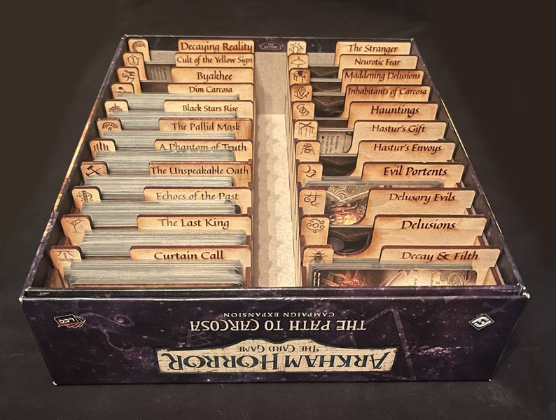 Path to Carcosa Campaign Divider Insert Arkham Horror LCG - Etsy