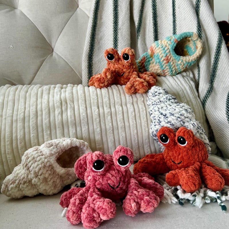 Stuffed Crab Baby - Etsy