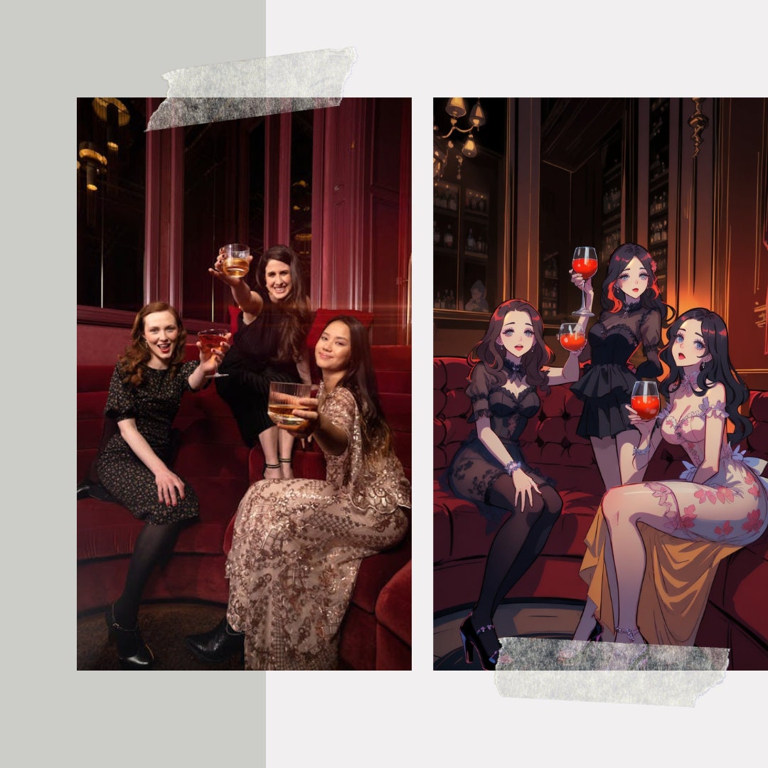 Chibi Anime Portrait, Cute Custom Photo, Anime Style, Chibi Portrait ...