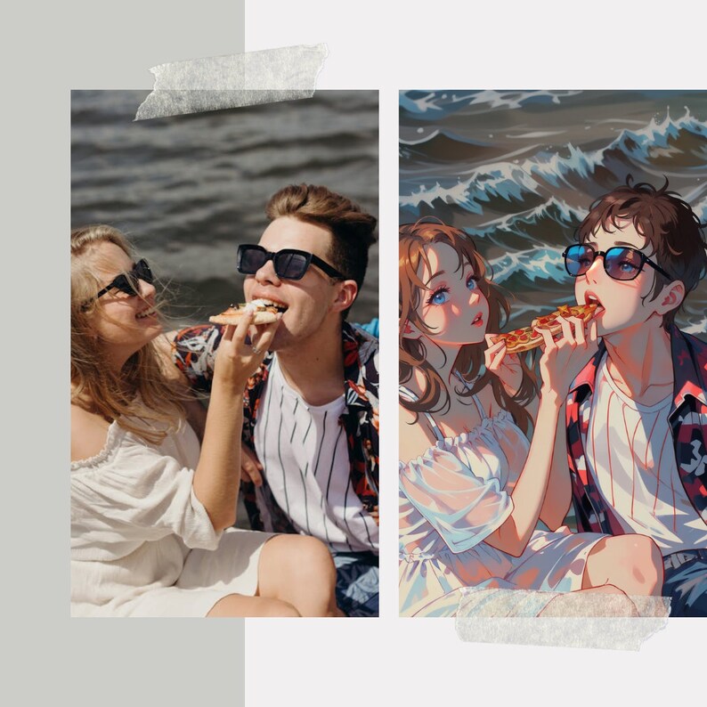 Chibi Anime Portrait, Cute Custom Photo, Anime Style, Chibi Portrait ...