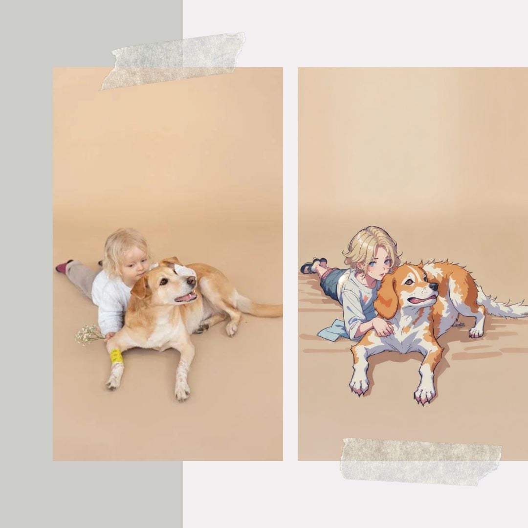 Chibi Anime Portrait, Cute Custom Photo, Anime Style, Chibi Portrait ...