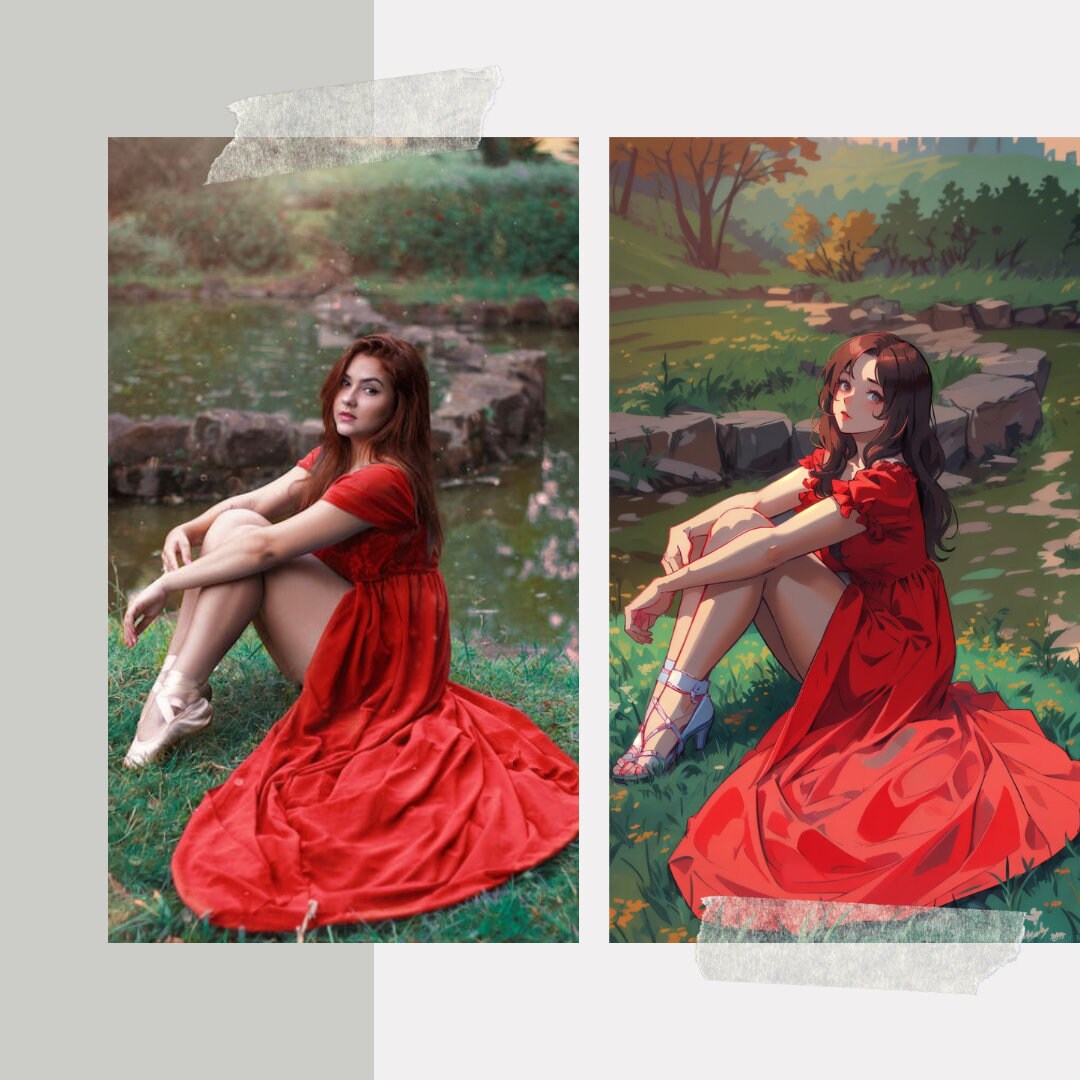 Chibi Anime Portrait, Cute Custom Photo, Anime Style, Chibi Portrait ...