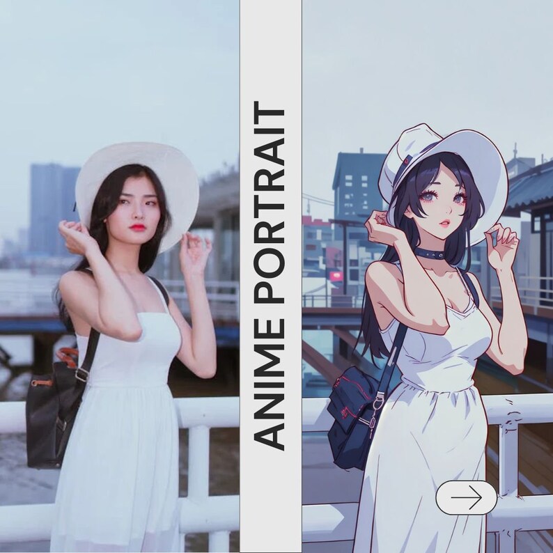 Chibi Anime Portrait, Cute Custom Photo, Anime Style, Chibi Portrait ...