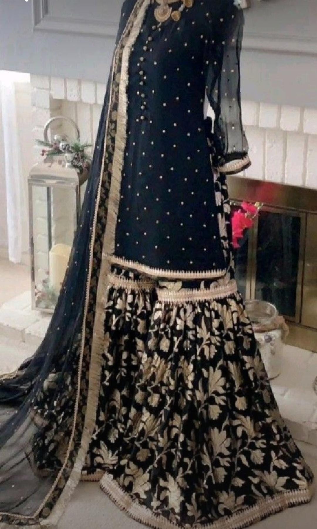Pakistani Indian Garara Suit for Women Fully Stitched Ready to Wear ...