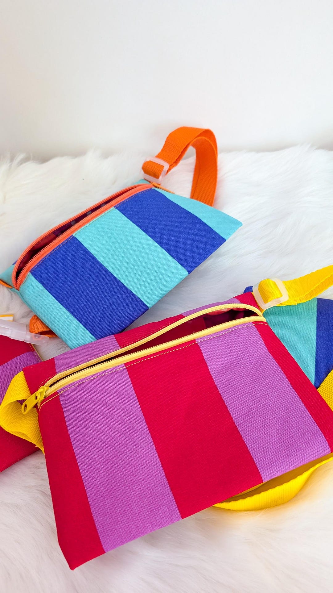 Kiddie Bag - Colorblock STRIPES Kids Bauchtasche Für Mama Und Kind - Etsy