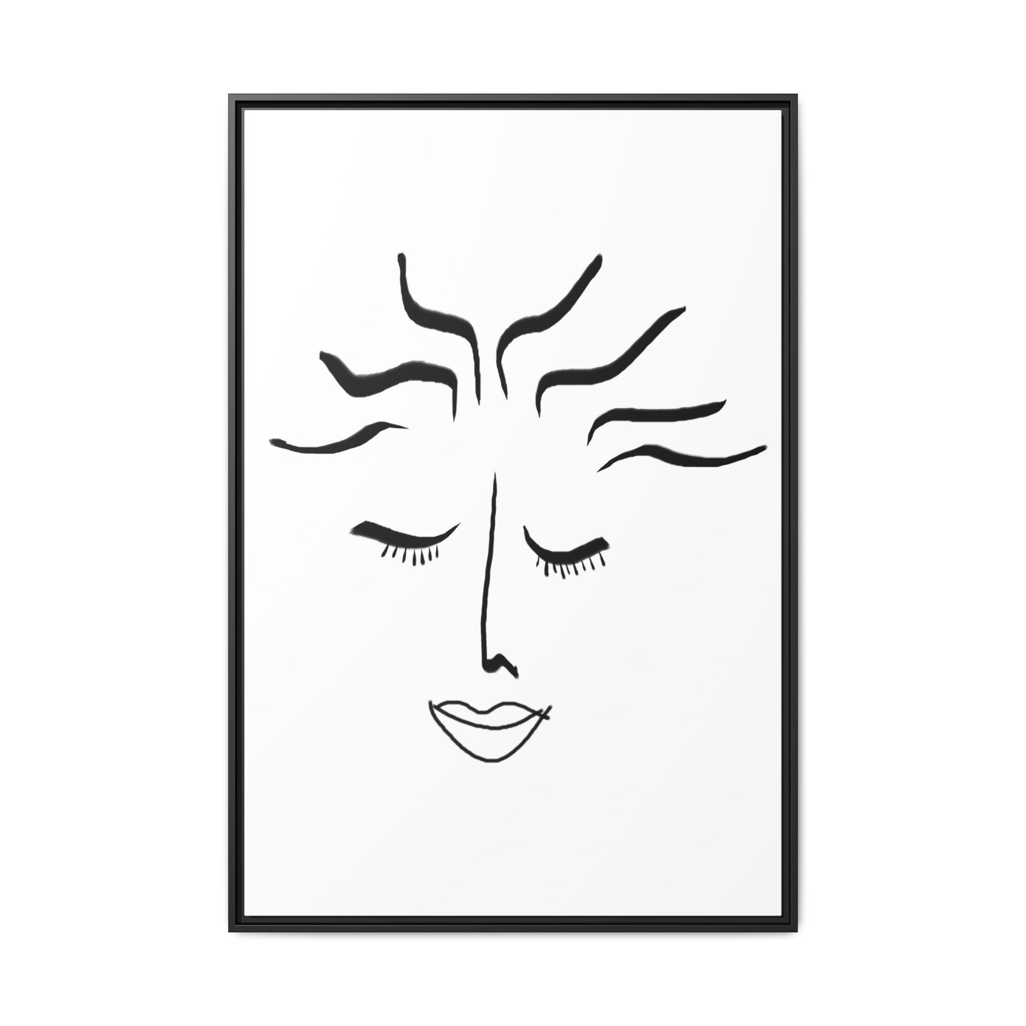 Face- Minimalist Art Print - Etsy
