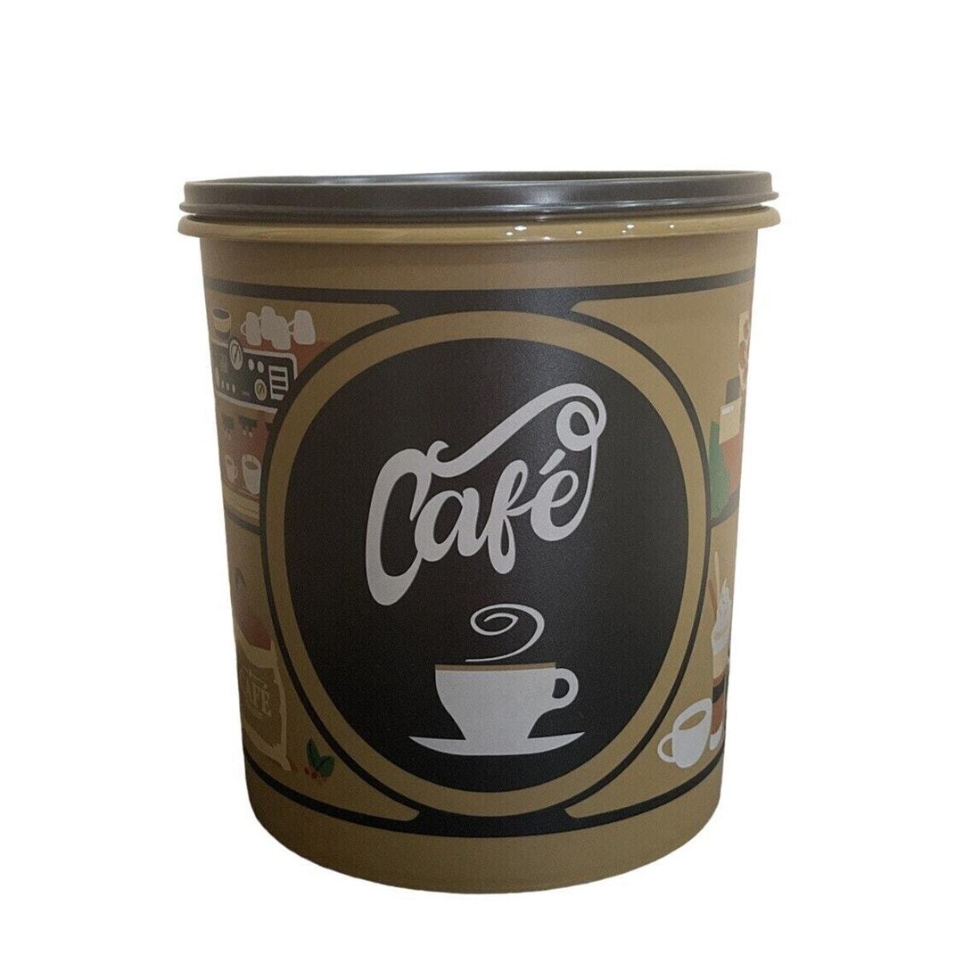 New Tupperware My Coffee Station Canister Rare Mocha & Black Cafe - Etsy
