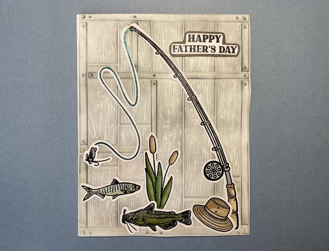 Fishing Happy Fathers Day Card, Dad, Fish, Fly Fishing, River, Lake ...