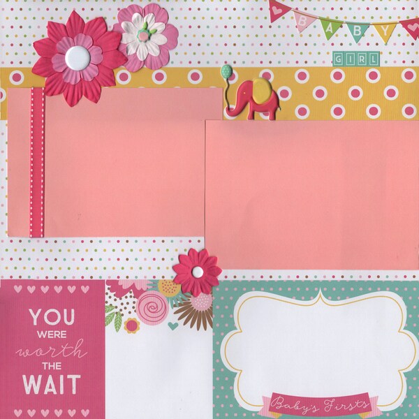 Girl Scrapbook Pages - Etsy
