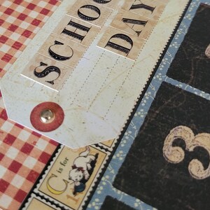 School Days - Premade Scrapbook Page - Etsy