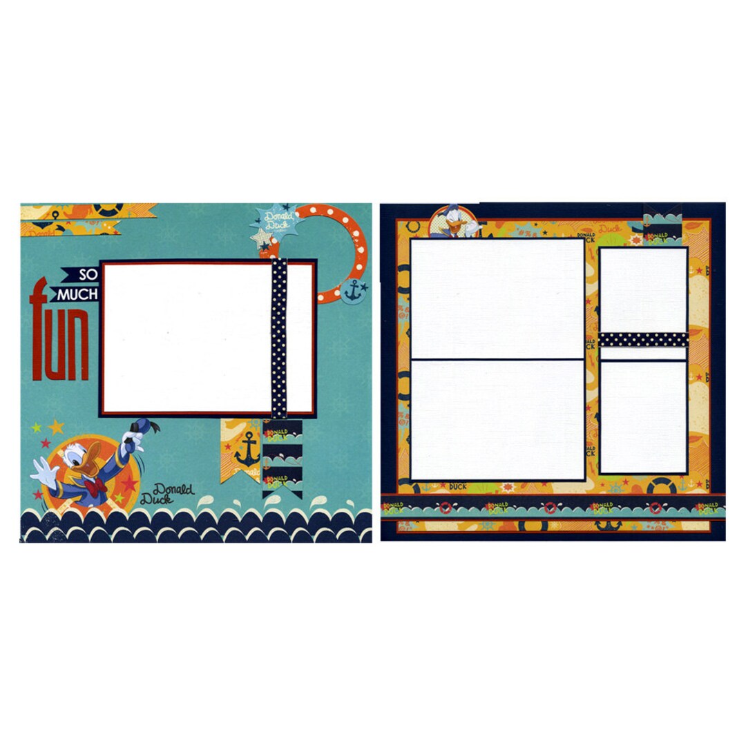 Premade Scrapbook Page Set so Much Fun - Etsy