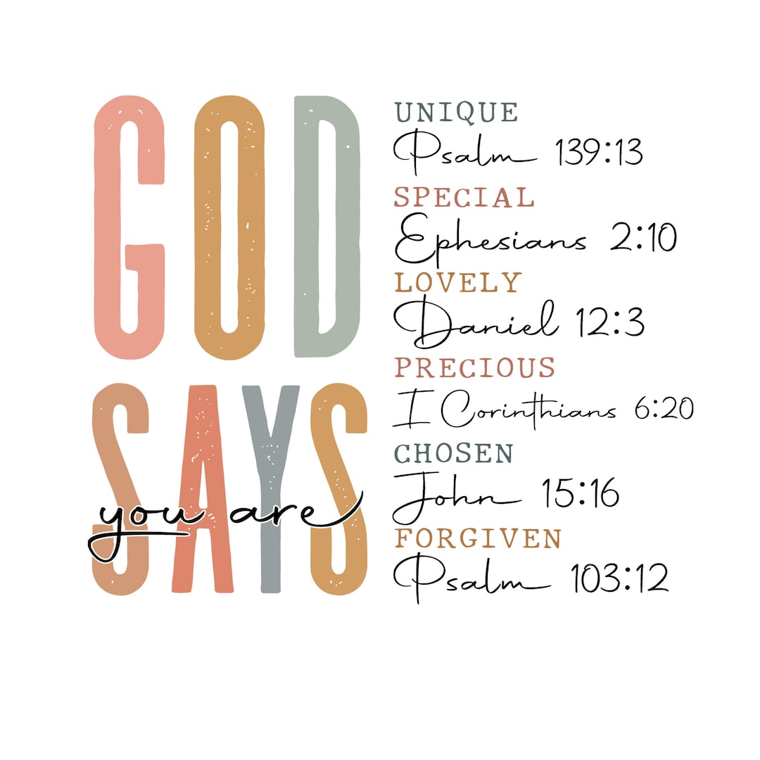God Say You Are PNG Digital File - Etsy