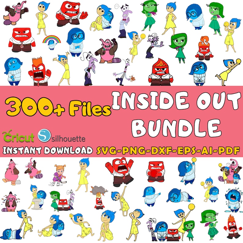 300+ Inside Out Characters Files, 50+ UNIQUE DESIGN, Inside Out Svg ...