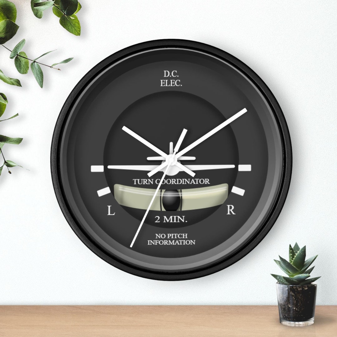 Aviation Instrument Wall Clock, Airplane Dial, Christmas Gift, Pilot ...