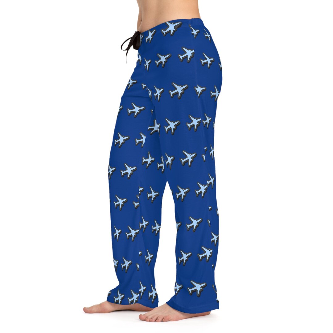 Aviation Airplane Women's Pajama Pants, Christmas Gift, Lounge Wear ...
