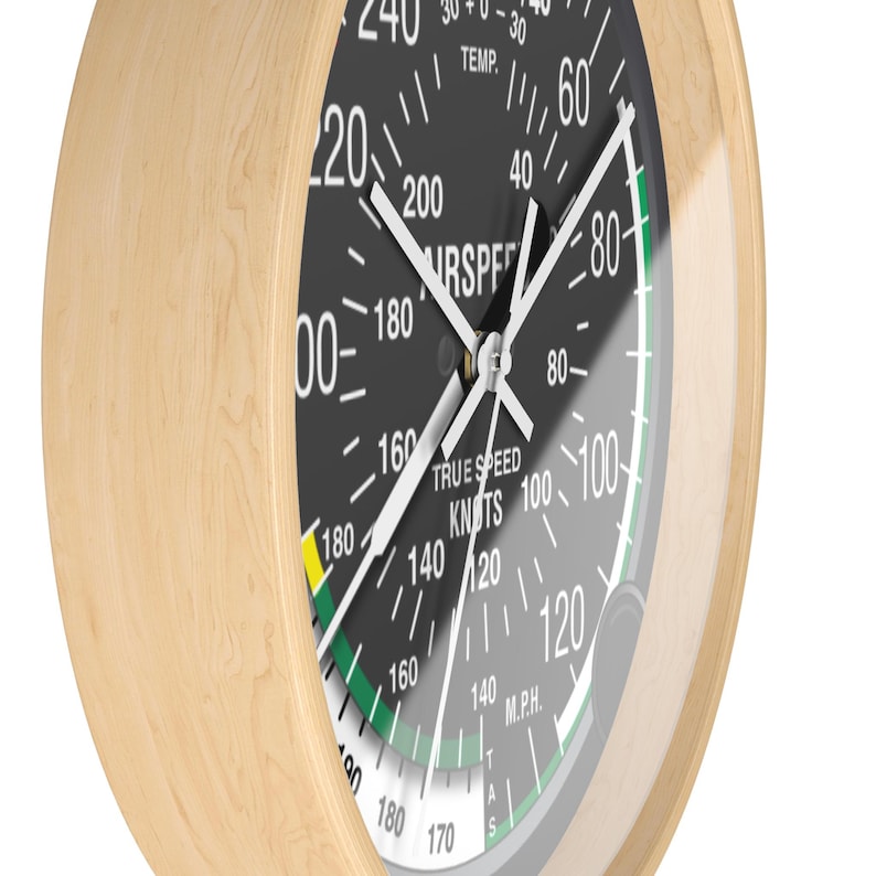 Aviation Wall Clock, Airplane Navigation Instrument Dial Clock, Pilot ...