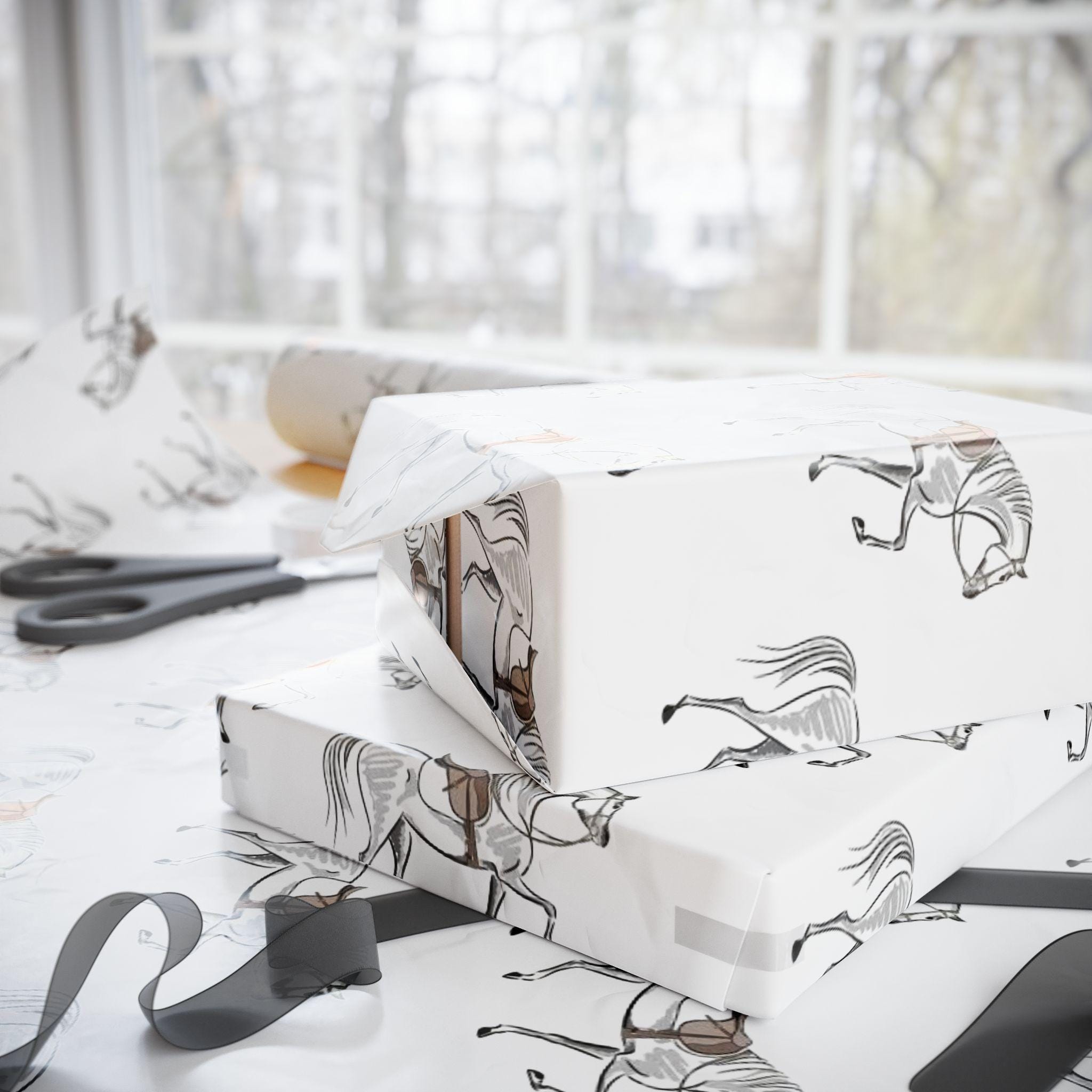 Horse Wrapping Papers Gift Wrap for the Horse Lover Horse Gift Wrapping ...