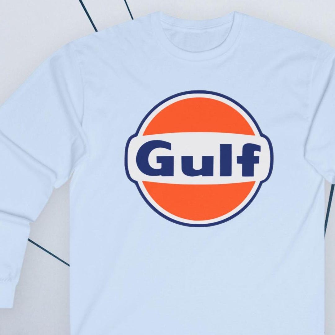 Retro Gulf Oil Racing Long Sleeve Tee: Vintage Motorsport Shirt - Etsy