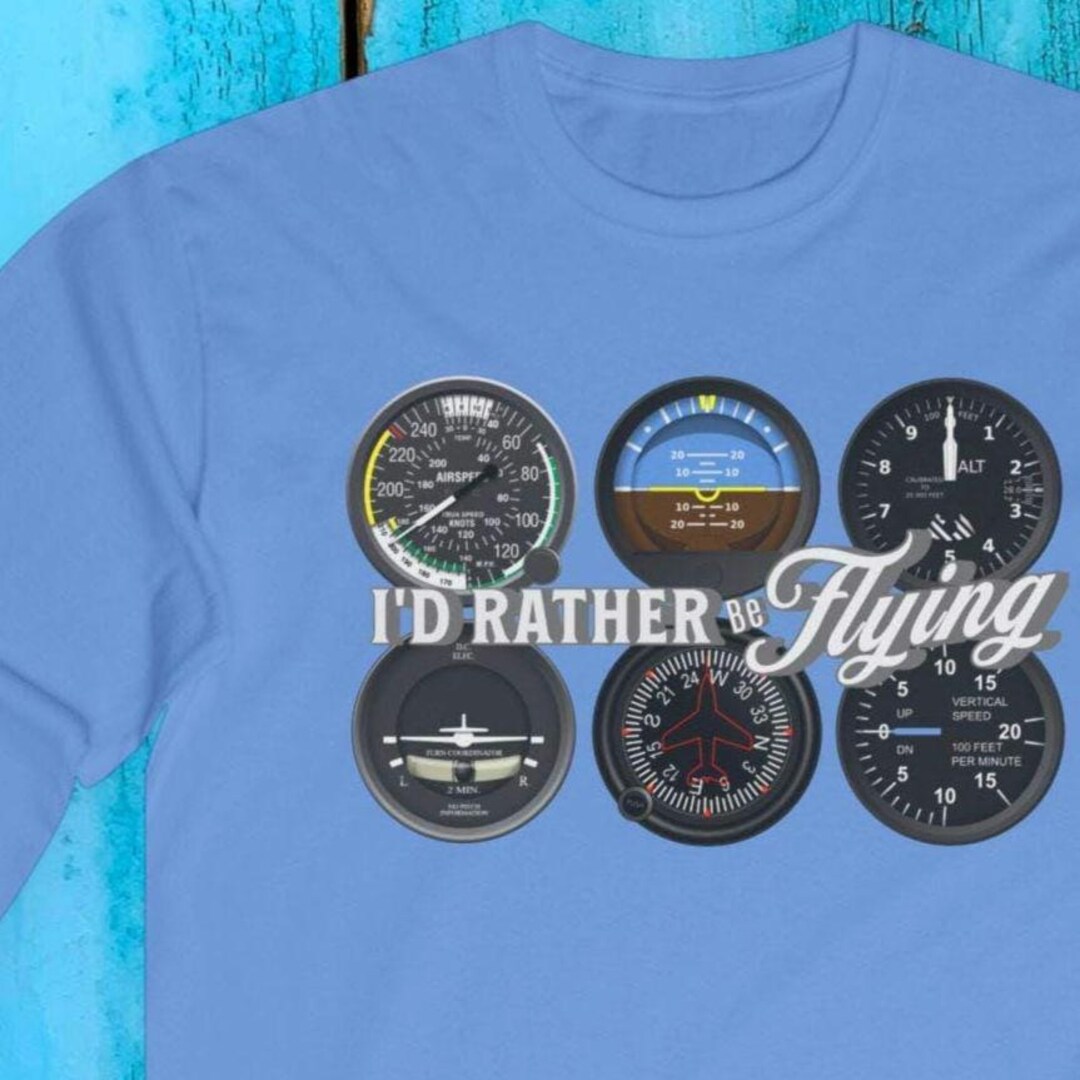 Aviation Cockpit Instruments Tee Shirt | Pilot Gift, Airplane ...