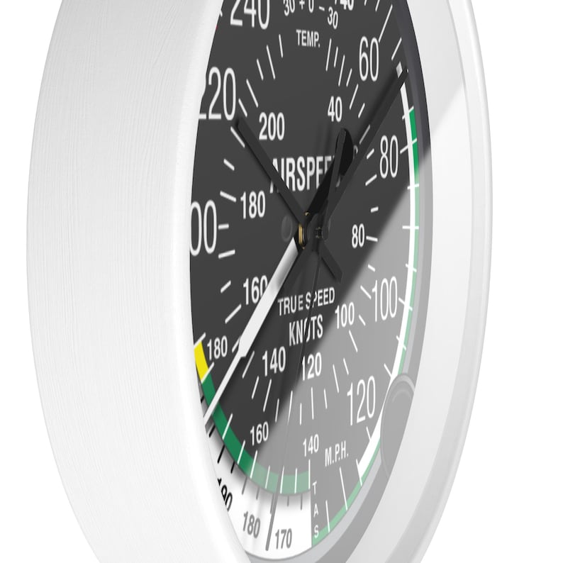 Aviation Wall Clock, Airplane Navigation Instrument Dial Clock, Pilot ...