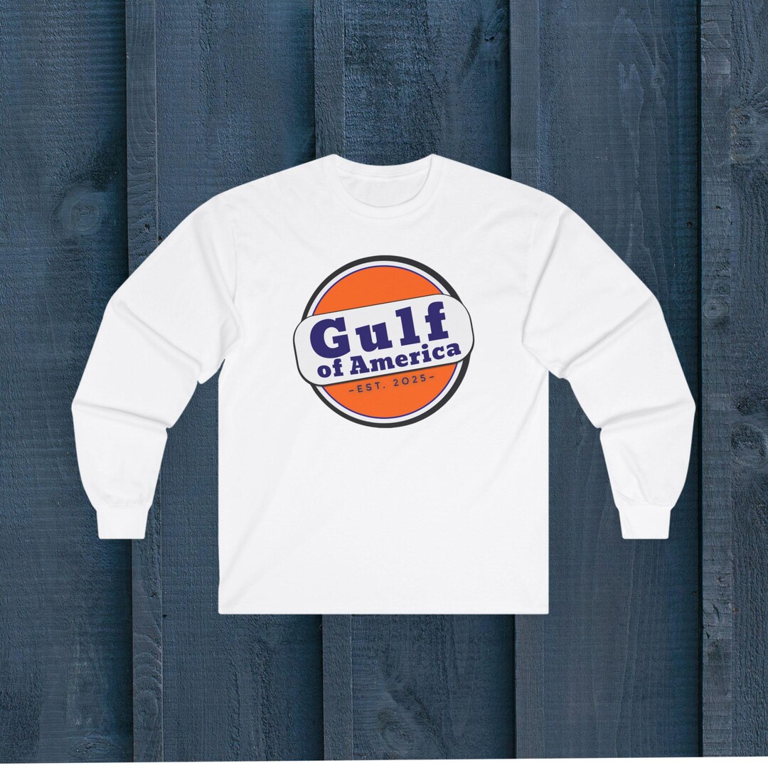 Gulf of America Retro Unisex Tee, Gulf Oil Racing Logo Inspired Shirt ...