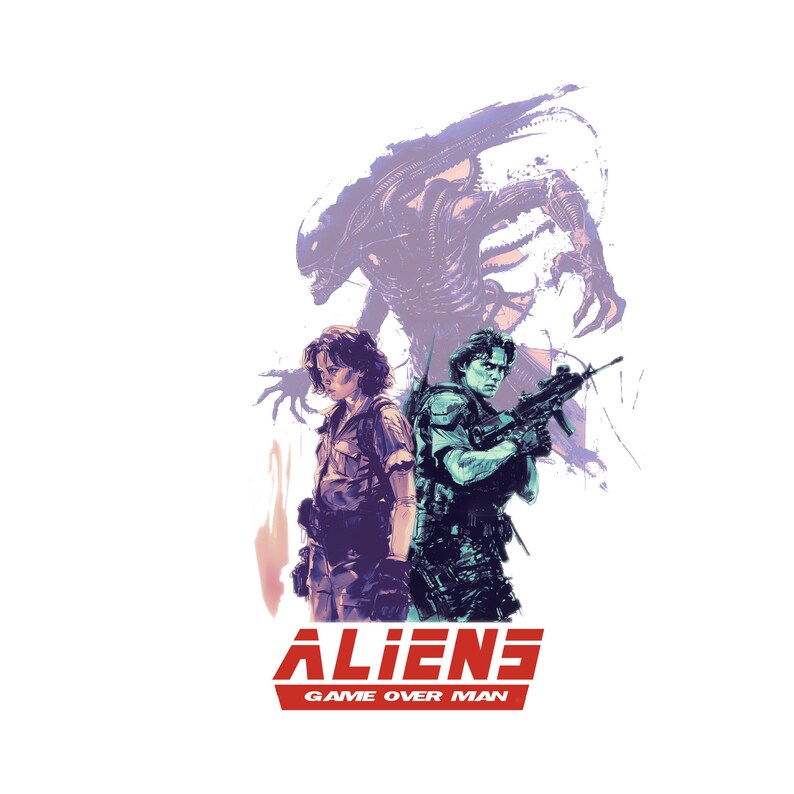 Aliens X Metal Gear Solid T-shirt - Etsy