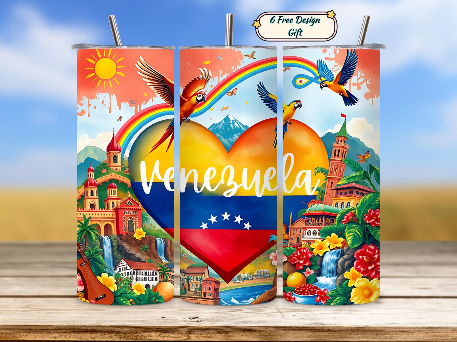 Venezuela Tumbler Wrap, Venezuela Flag Png, Patriotic Termo Design ...