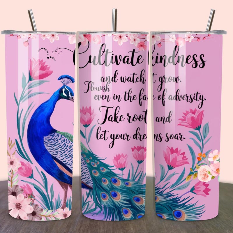 Positive Peacock - Etsy