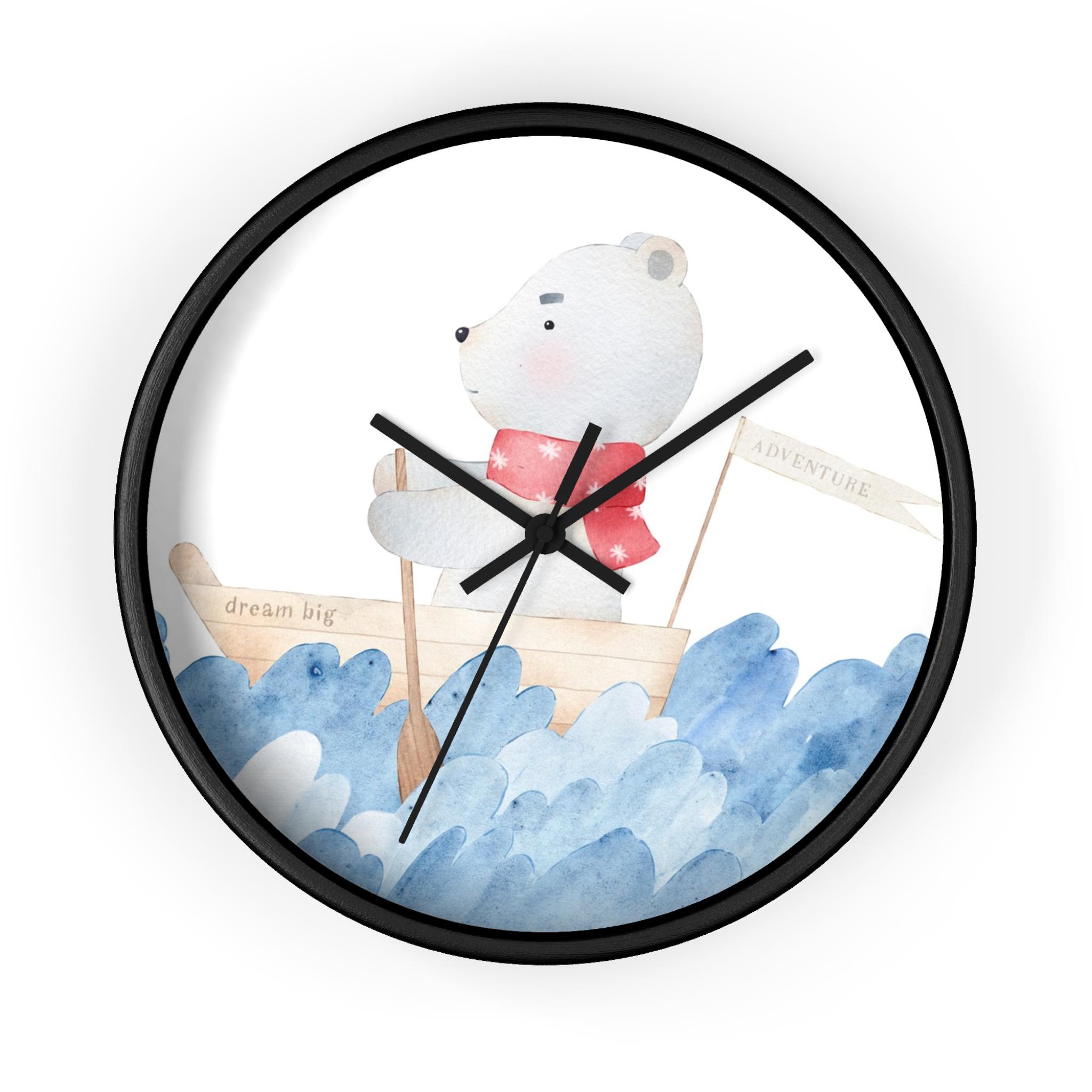 Charming Cartoon Kids Clock - Playroom Essential Wall Clock - Etsy