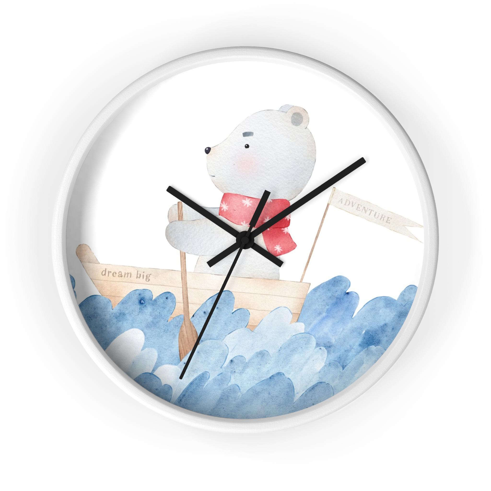 Charming Cartoon Kids Clock - Playroom Essential Wall Clock - Etsy