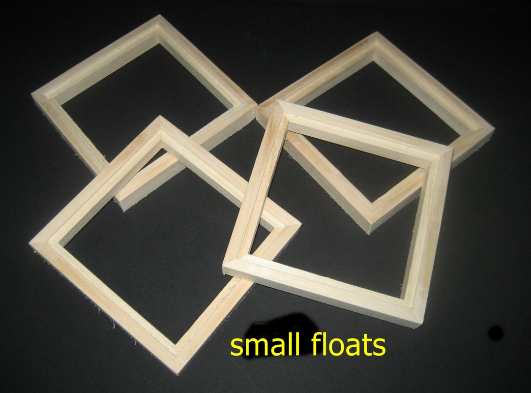 Float Frames for 1/8" Panels Unfinished Sets of Four (4) - U Pick Sizes ...