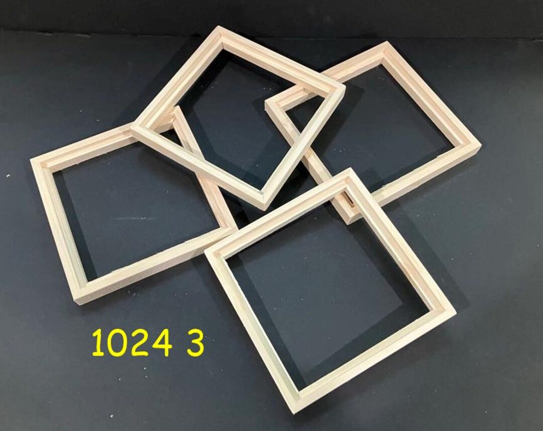 Float Frames for 6x6 X 1/4" Tiles or Panels- Unfinished Wood (4) - Etsy
