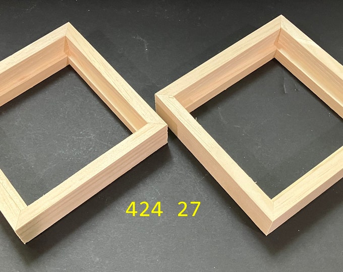 Float Frames for 5x5 X 3/4" Panels - Unfinished Wood (2) - Etsy