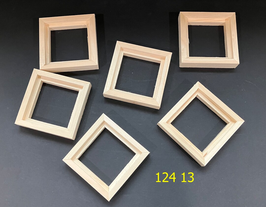 Float Frames for 3x3 X 1/4 Panels Unfinished Wood 6 - Etsy