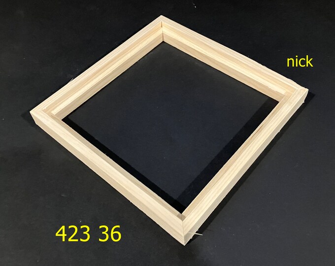 Float Frame for 6x6 X 1/4 Tile or Panel Unfinished Wood 1 - Etsy