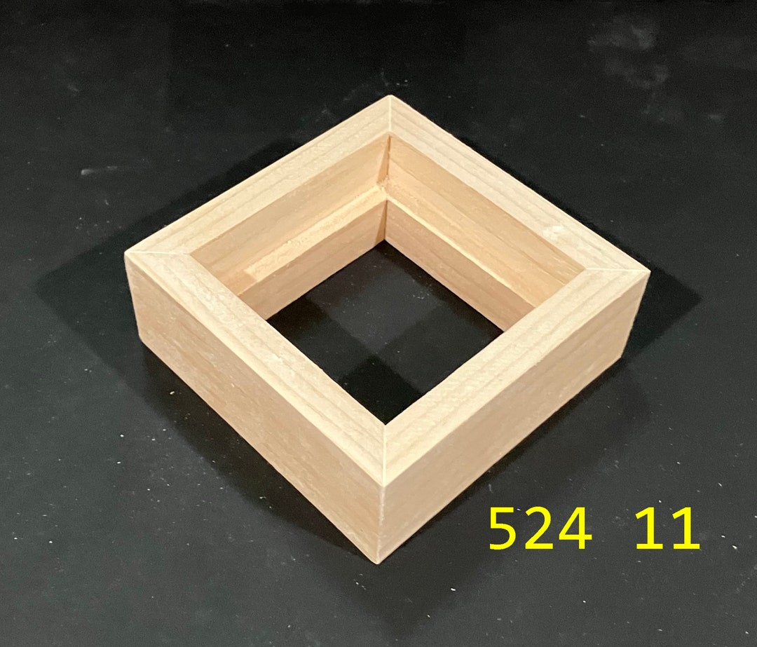 Float Frame for 3x3 X 3/4 Panel 1/2 Face 1 1/2 Tall Unfinished - Etsy