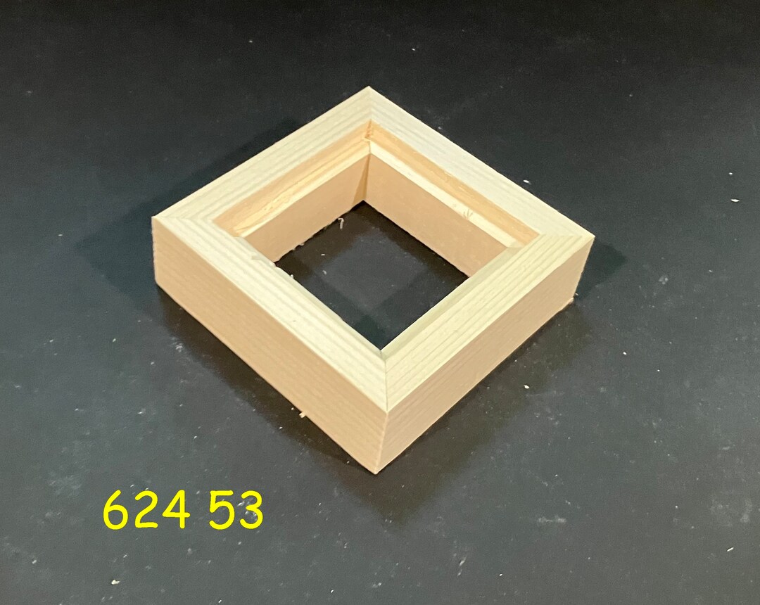 Float Frame for 3x3 X 1/4 Panel 1/2 Face 1 1/4 Tall Unfinished - Etsy