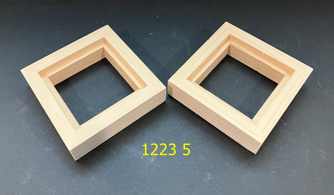 Float Frames for 3x3 X 1/4 Panels Unfinished Wood 2 - Etsy