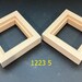 Float Frames for 3x3 X 1/4 Panels Unfinished Wood 2 - Etsy