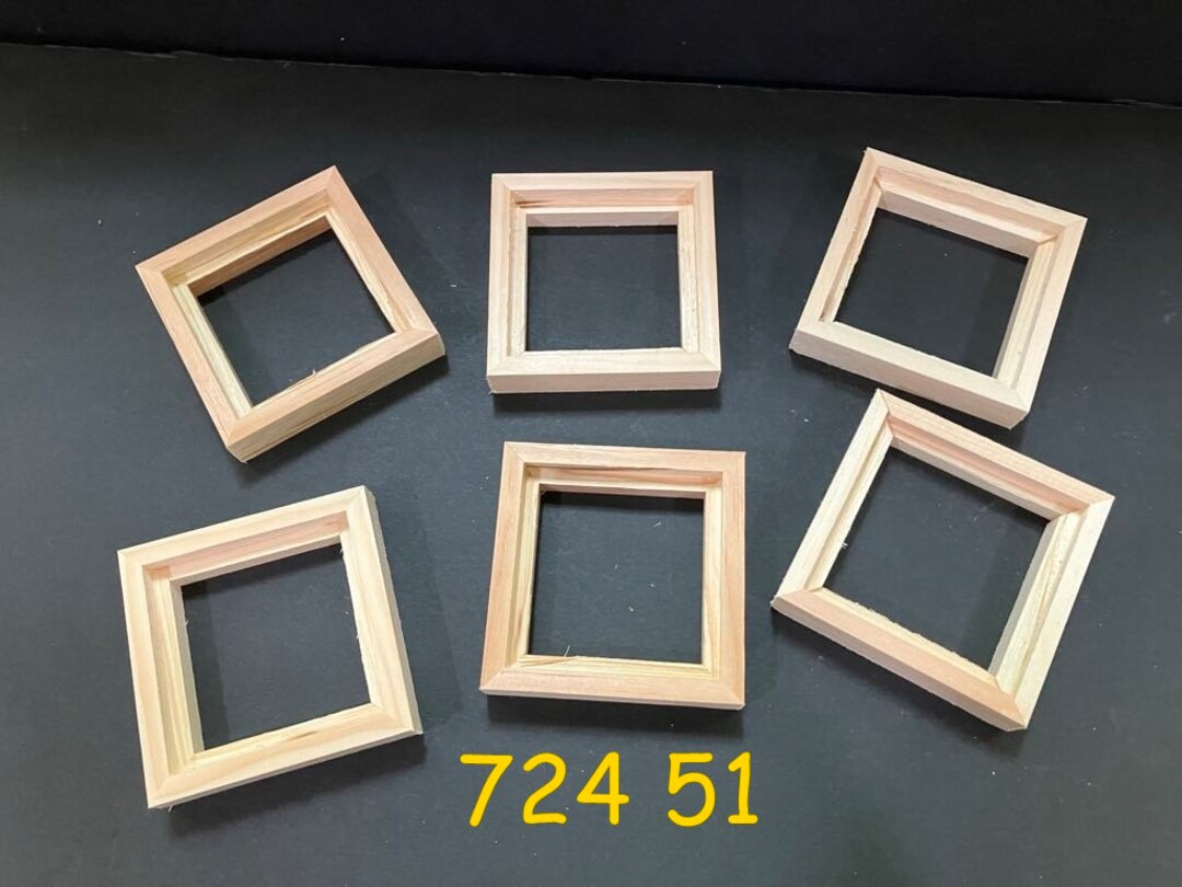 Float Frames for 3x3 X 1/4" Panels - Unfinished Wood (6) - Etsy