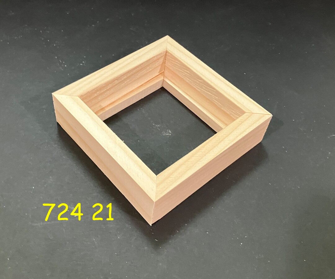 Float Frame for 3x3 X 1/4 Panel 1/2 Face 1 Tall Unfinished - Etsy