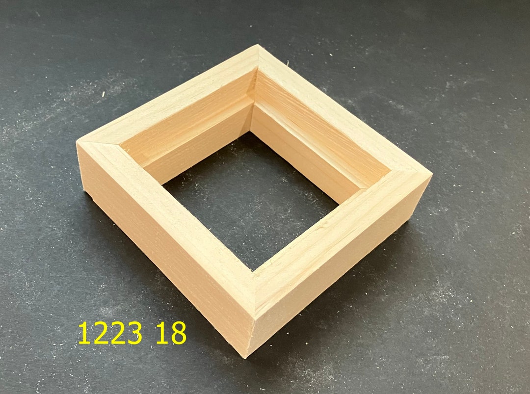 Float Frame for 3x3 X 1/2 Panel Unfinished Wood - Etsy