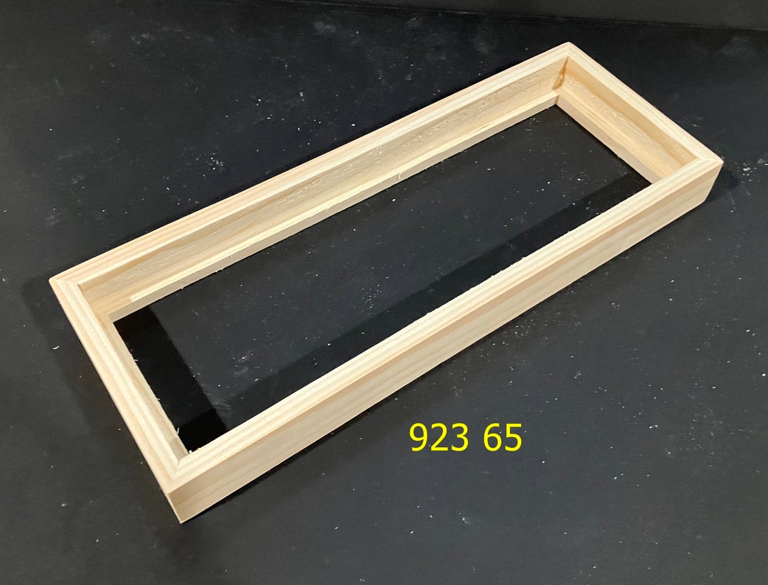 Float Frame for 4x12 X 7/8 Canvas or Panel 1/2 Face, 1 1/4 Tall ...