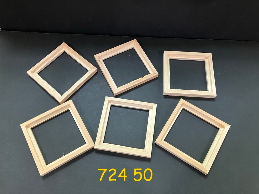 Float Frames for 4x4 X 1/4" Panels - Unfinished Wood (6) - Etsy