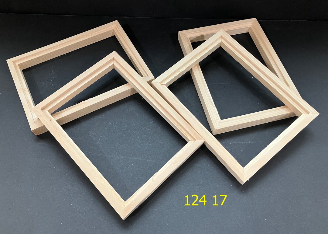 Float Frames for 5x7x 1/8 Panels Unfinished Wood 4 - Etsy