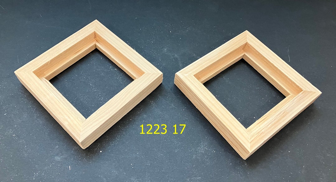 Float Frames for 3x3 X 3/8 Panels Unfinished Wood 2 - Etsy