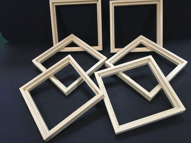 Float Frames 6x6 Unfinished for Tiles or Panels Sets of Six 6 - Etsy